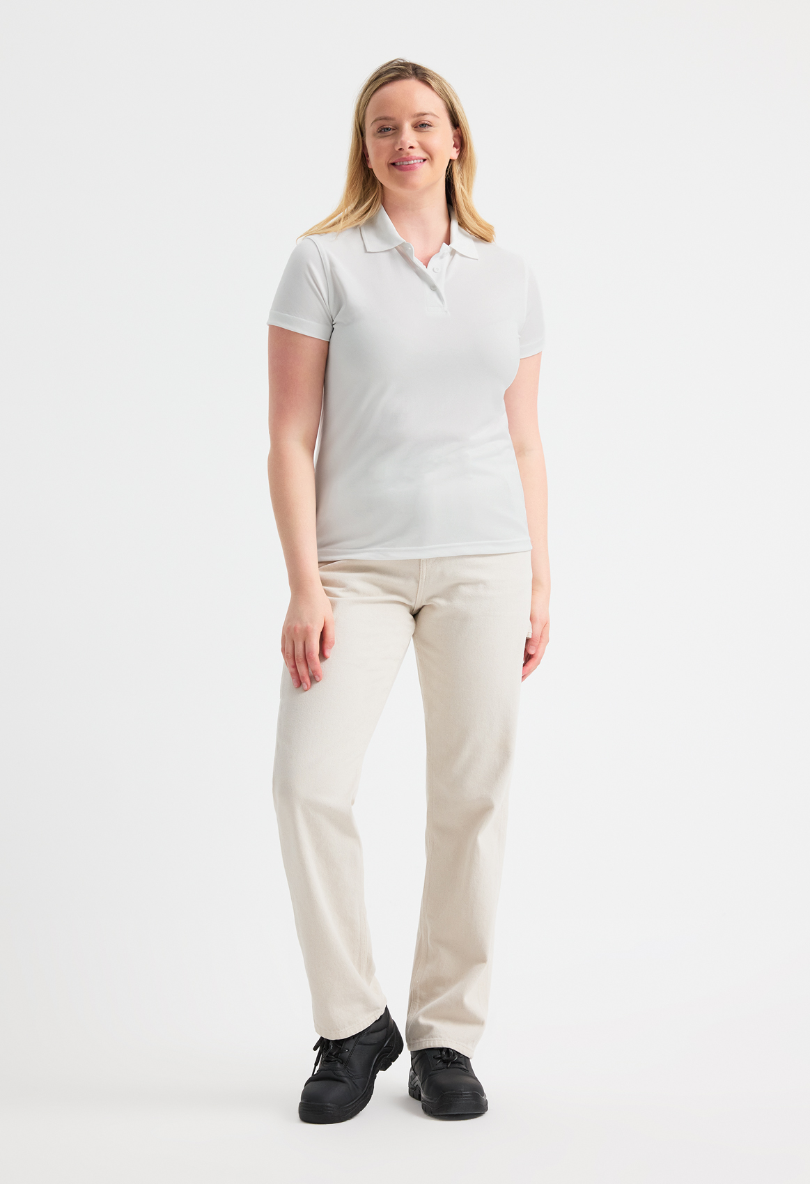 Buy Ladies Super Cool Workwear Poloshirt - Uneek Clothing Online at ...